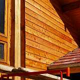 Weeks 41-48 : External cladding, parquet flooring, chestnut panelling ...